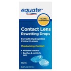 Equate Contact Lens Rewetting Eye Drops, 0.5 fl oz - Vision & Eye ...