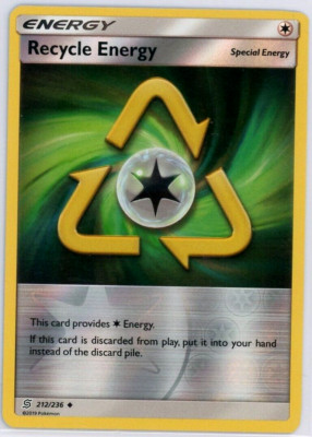 Pokemon TCG Recycle Energy 212/236 Sm-Unified Minds Reverse Holo | eBay