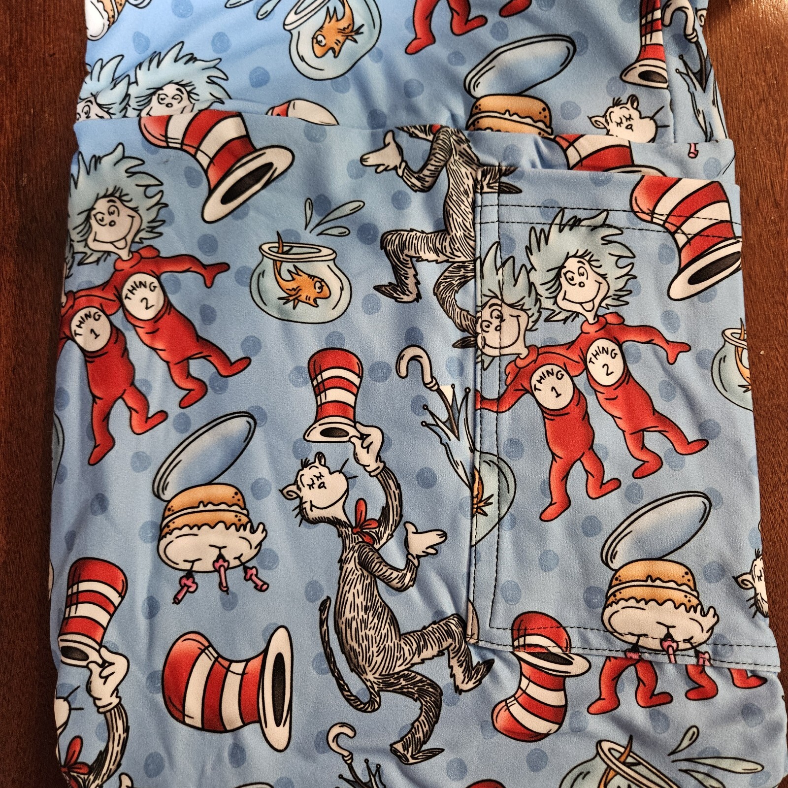 Dr. Seuss The Cat In The Hat Leggings With Side Pockets Size OS 4-14 | eBay