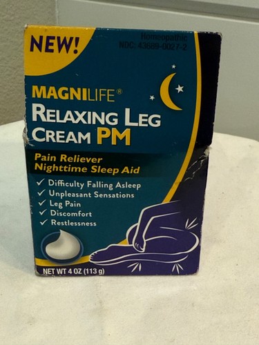 MagniLife Relaxing Leg Cream Deep Penetrating Topical for Pain and ...