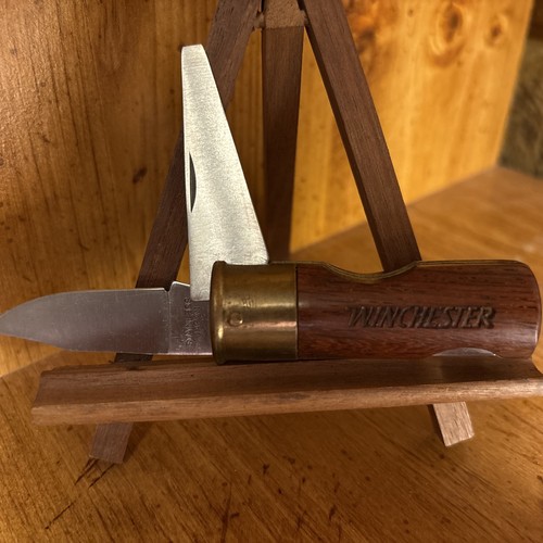 Vintage Winchester 12ga Shotgun Shell Pocket Knife w/File Japan 2-Blade ...