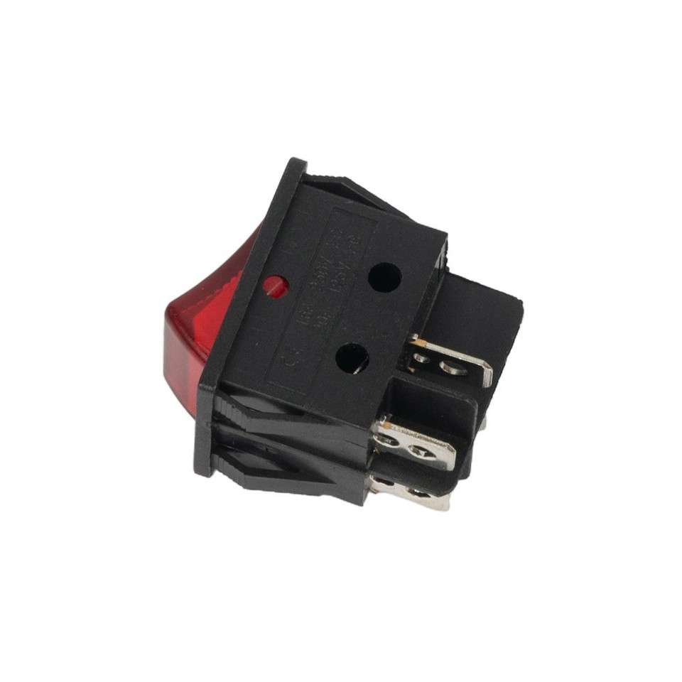 New Practical Rocker Switch Double Card Machine 4 Pins Illuminated KCD4 ...