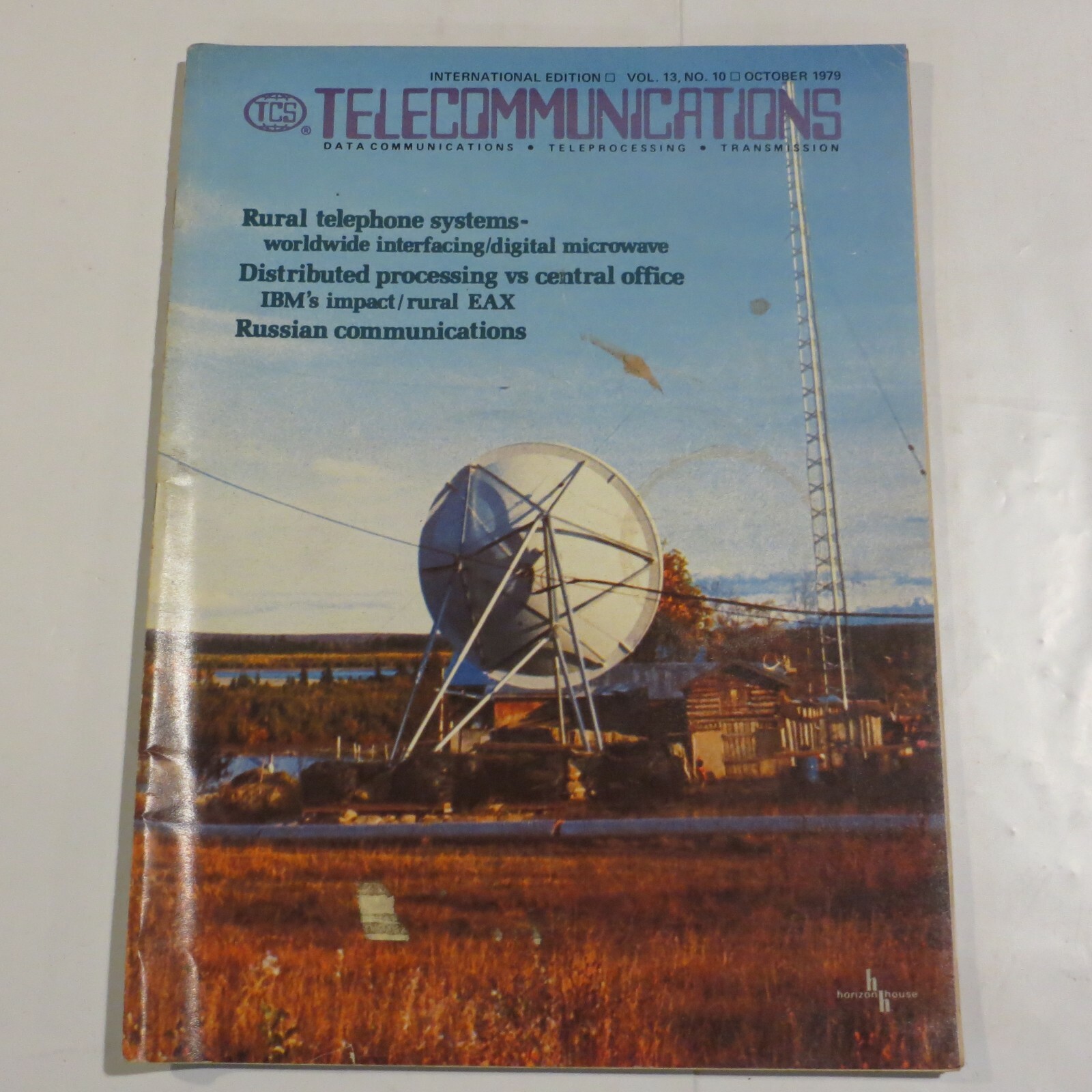 Telecommunications October 1979 Rural Telephone Systems Russian ...