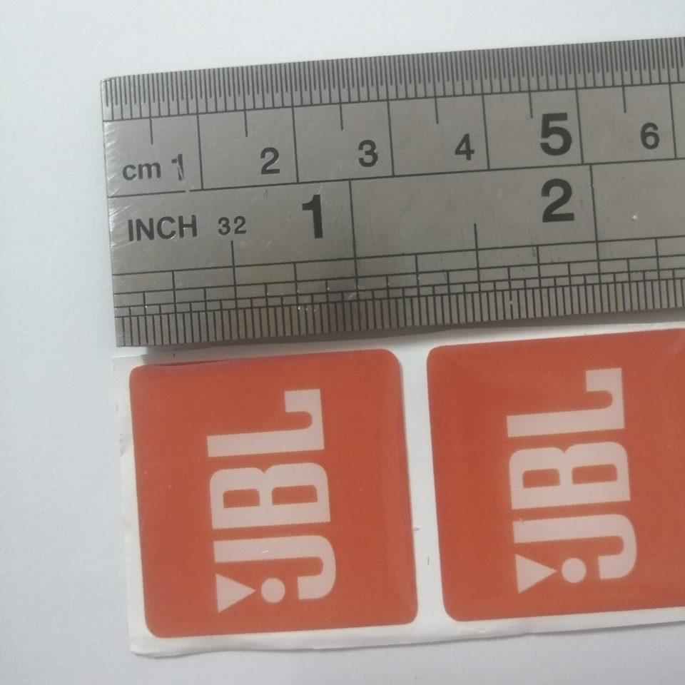 4pcs Replacement JBL Speaker Badge Emblem Logo Sticker 30mm aftermarket ...