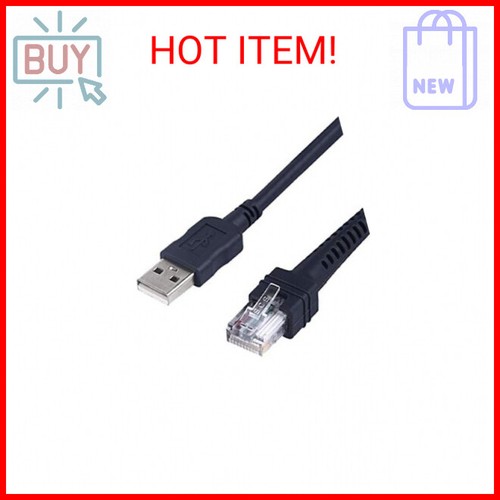 JacobsParts USB Cable 6 Feet for Symbol Barcode Scanner LS2208 LS2208AP ...