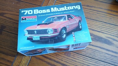 Monogram '70 Boss Mustang 1/24 Plastic Model Kit 2282 | eBay