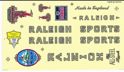 Decals, Stickers - Raleigh Decals - Nelo's Cycles