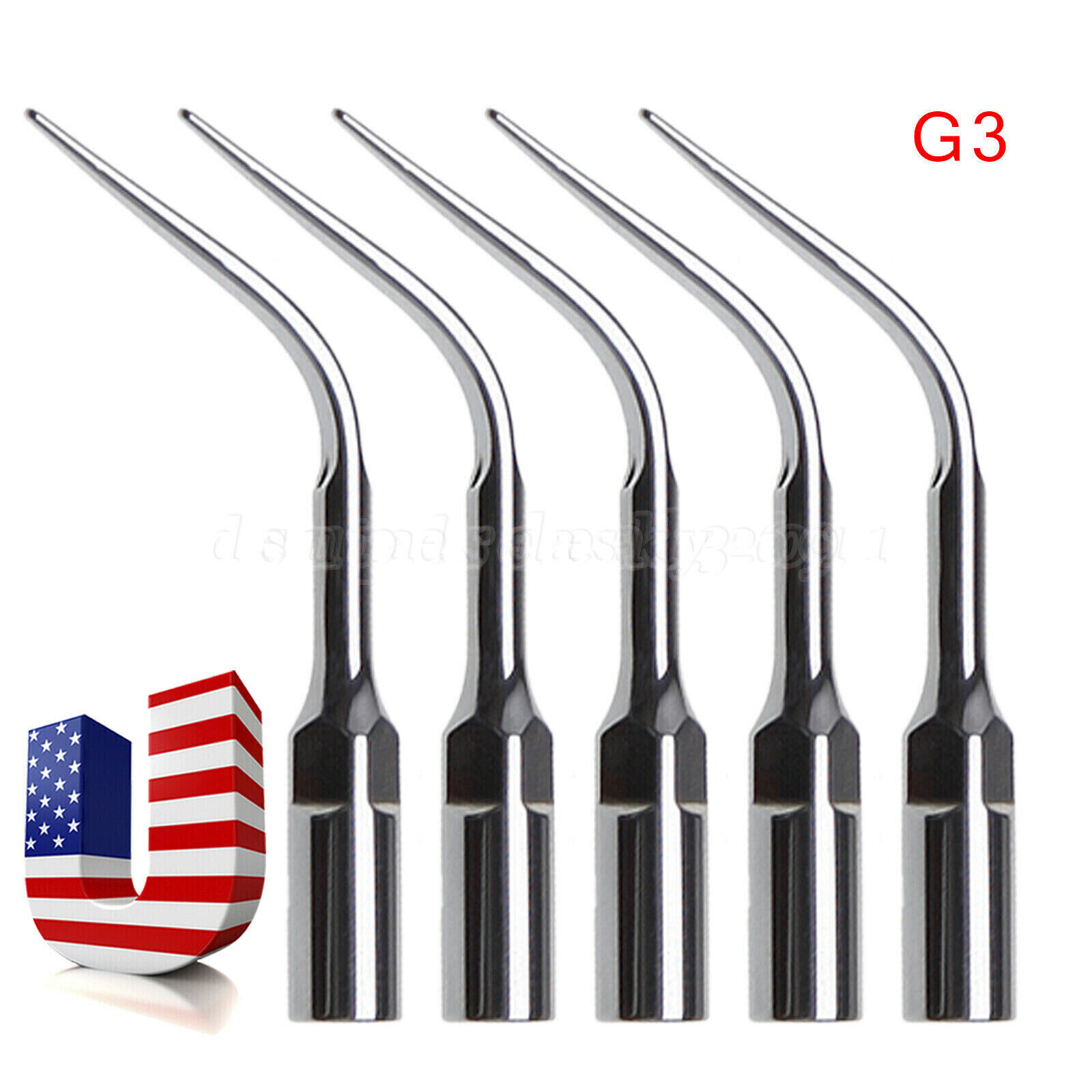 5 Dental Ultrasonic Scaler Scaling Endo Perio Tips Fit Ems Woodpecker