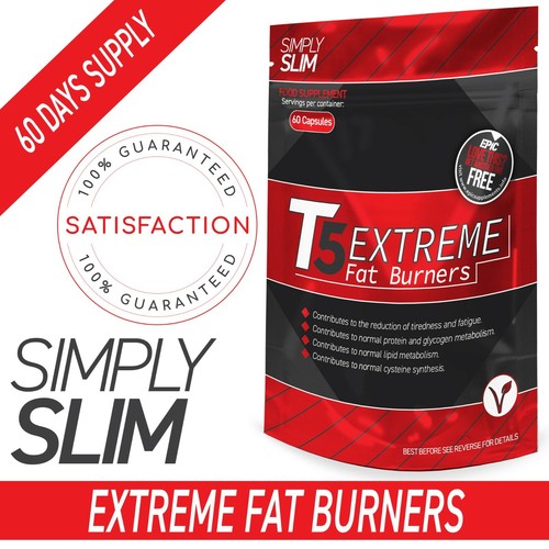 Simply Slim Xtreme T5 Fat Burners Pills - SST530REFILL for sale online ...