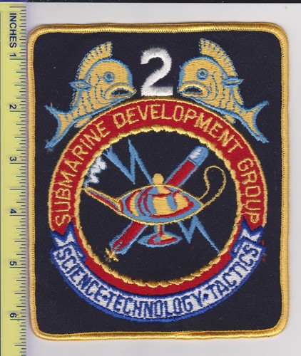 US Navy Patch Submarine Development Group 2 Big | eBay