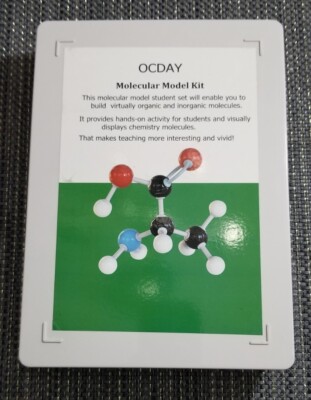 OCDAY Colorful Organic Molecular Model Kit 86 Atoms & 153 Bonds. Good ...