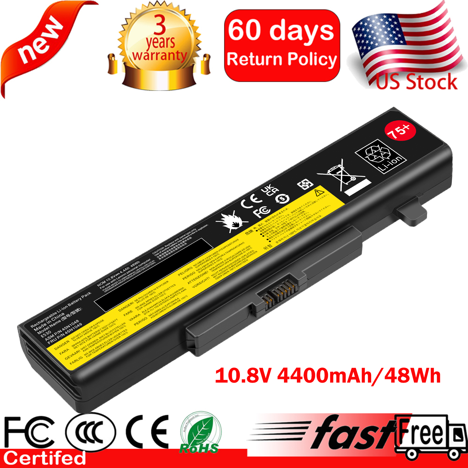 Battery For Lenovo ThinkPad E Series E430 E431 E531 E535 E540 E545 E530C B590 | eBay