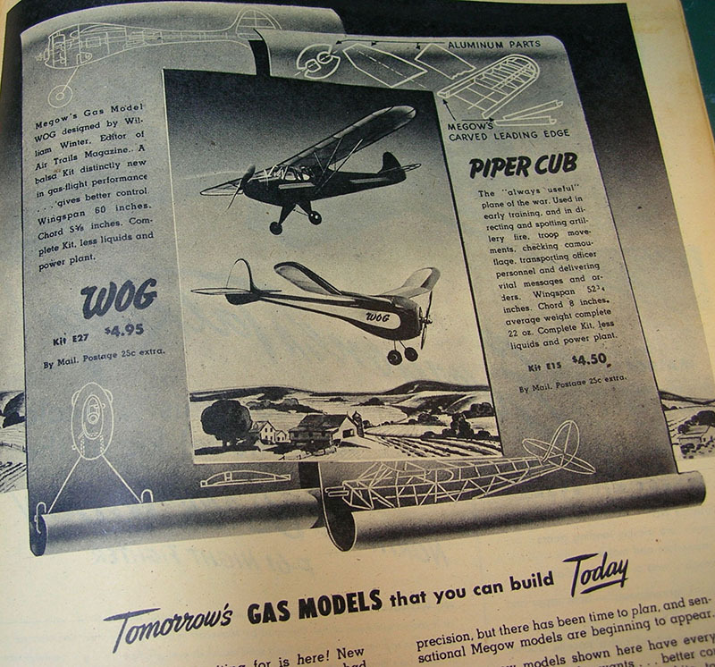 Model Airplane Plans (FF): Vintage WOG 60" OT Class B by Bill Winter ...