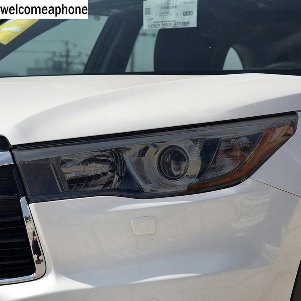 Pre-cut Headlights Smoke Protection Vinyl Tint Wrap Film For Toyota ...