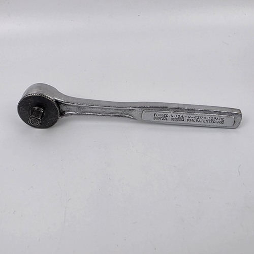 Vintage Craftsman 1/4” Drive Thumb Wheel Ratchet -V- 43178 USA 1971 ...