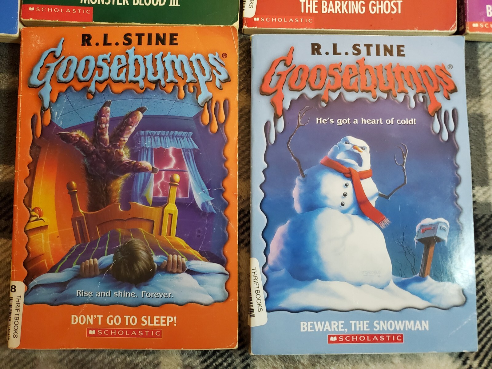 Vintage 1990's Goosebumps Book LOT (10 Books) Read Description For More ...