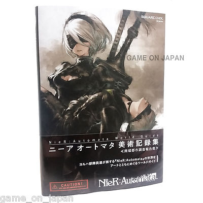 Nier Automata World Guide Art Illustrations Art book Original Japanese ...