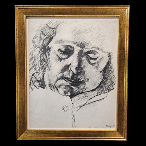 Marc Chagall "Mother (Le Mere)" Signed in the Print Vintage Modernism ...