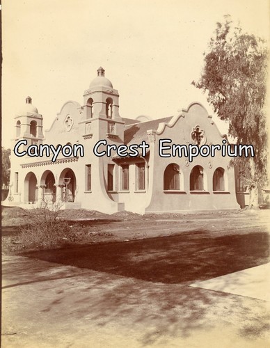 Rare 1902 Carnegie Library Under Construction Riverside California ...