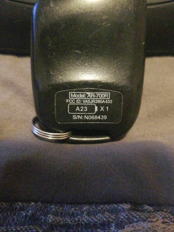 Arctic Start VA5JR260A433 AR-700R Key Fob Remote | eBay