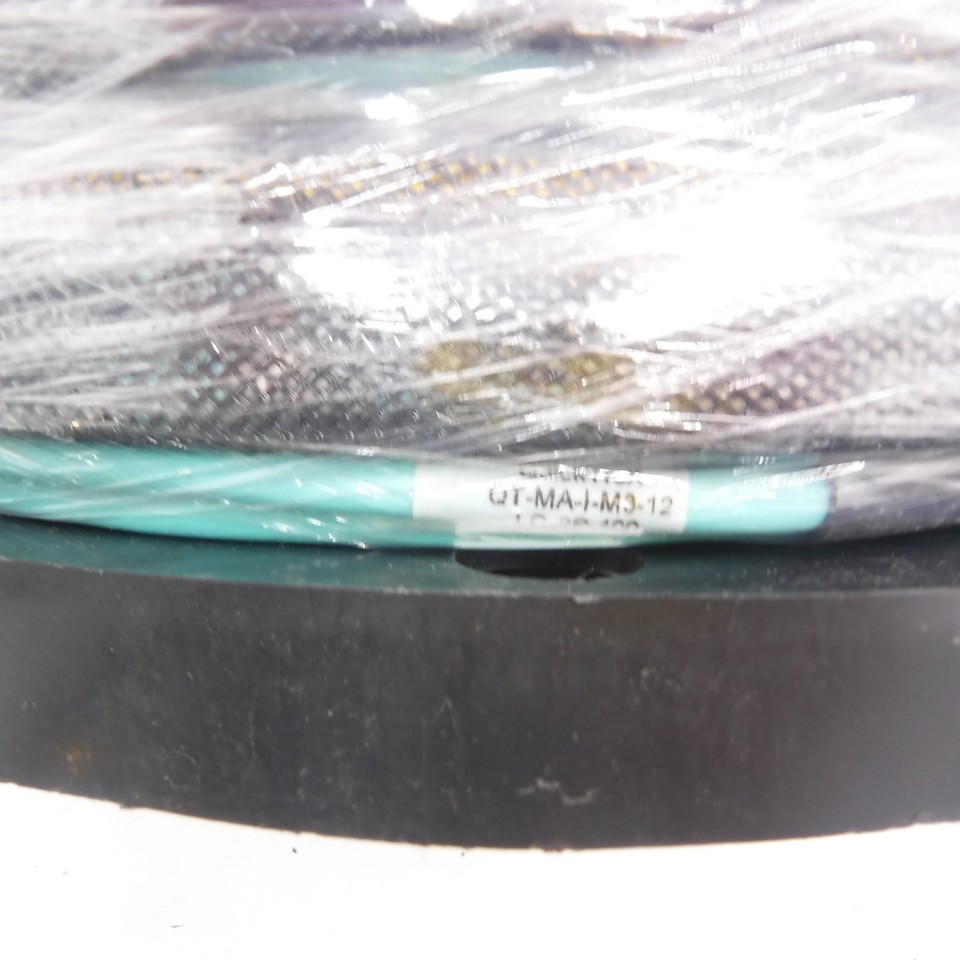 QuickTrex 12 Strand Ultra Thin Micro Multimode Fiber Optic Cable 12-LC ...