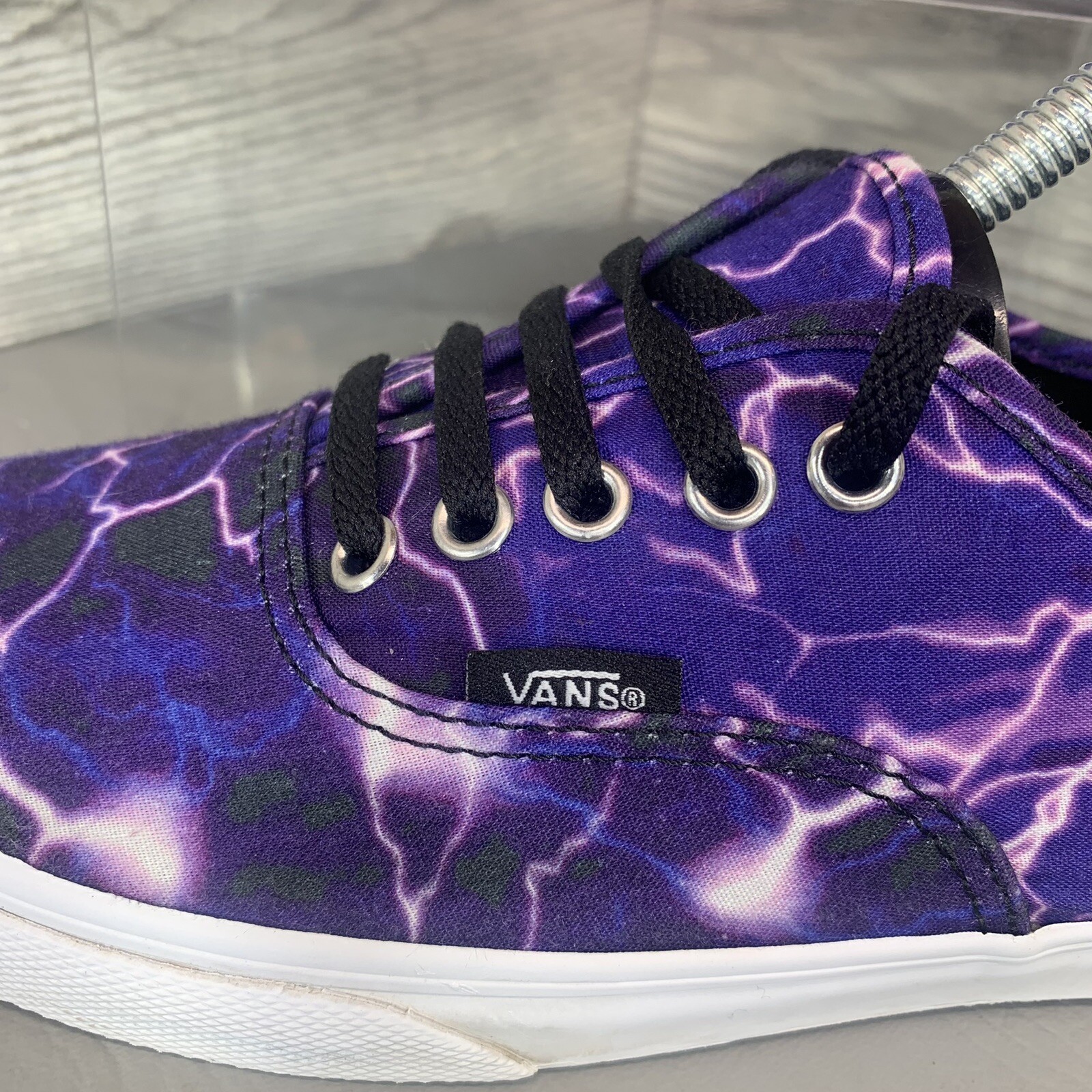 Vans Purple Lightning Strike Men 5.5 Women 7 Lace Up … - Gem