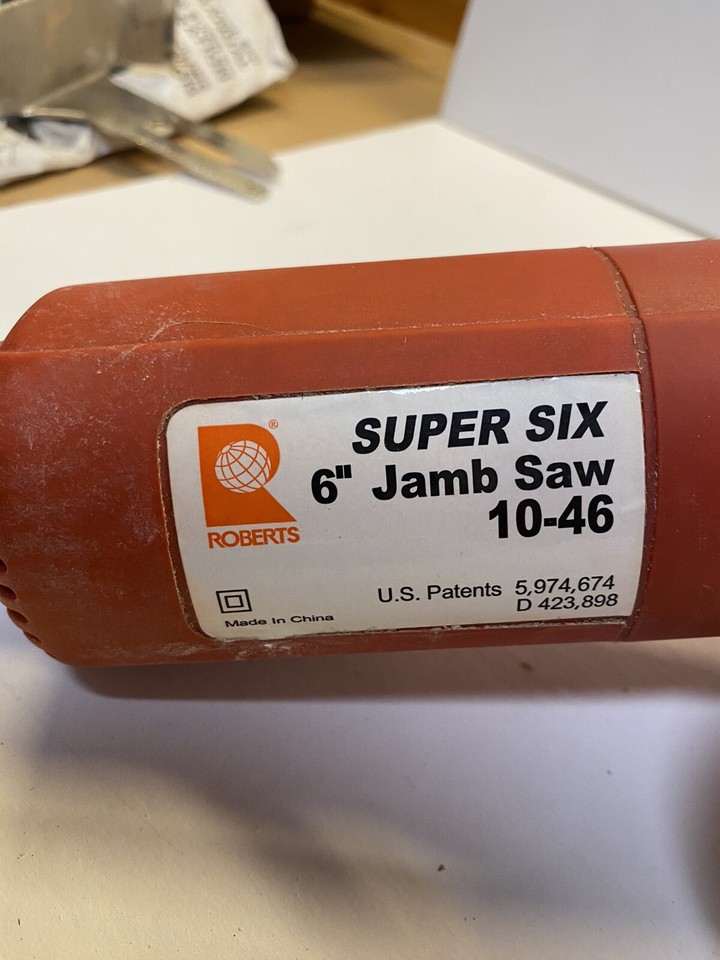 Roberts Super Six 6" Jamb Saw (10-46). | eBay