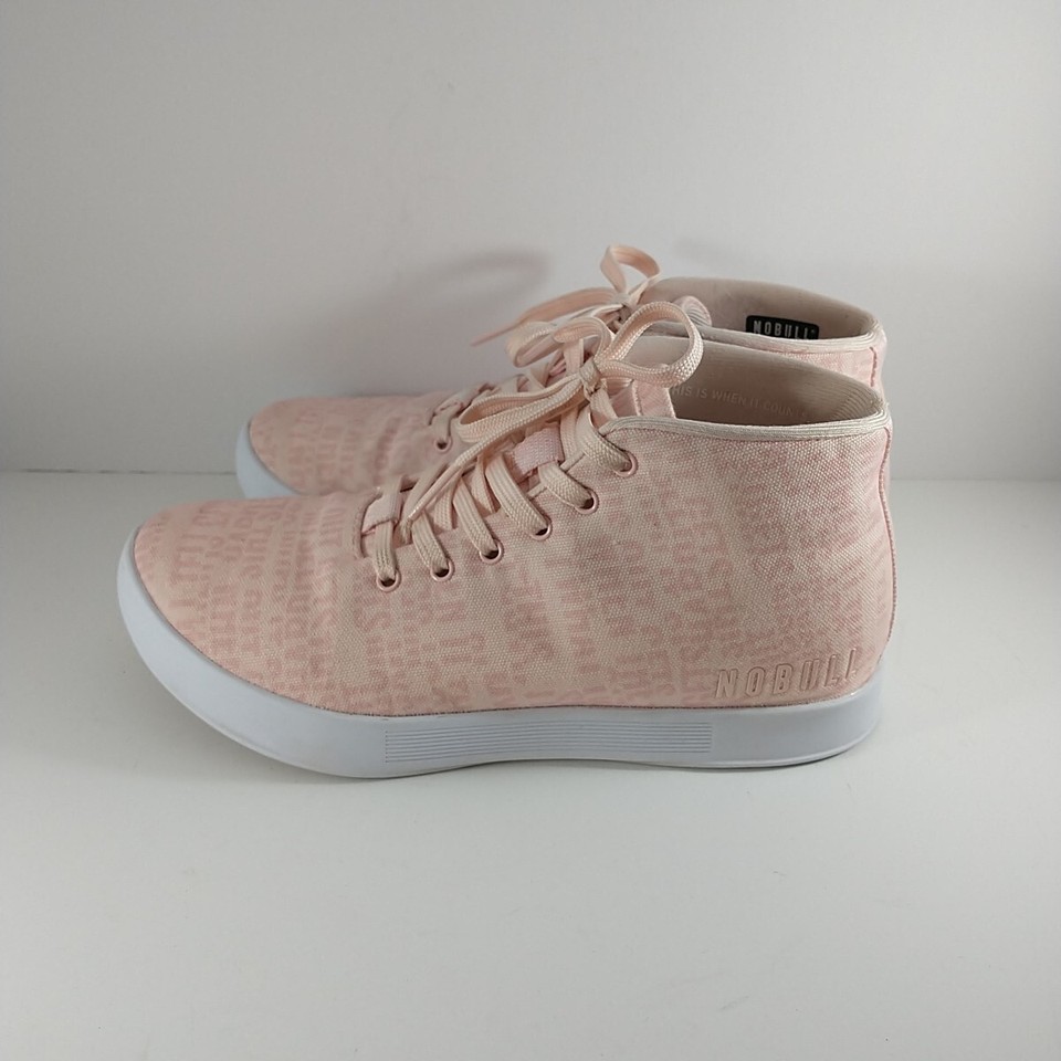NOBULL High Top Rose Pink Trainer Women’s 8.5 Men’s 7 Athletic Trainer ...