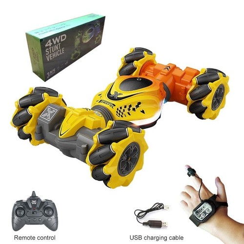 Gesture Sensor RC Stunt Car 30 mins Playing Time 4WD 2.4GHz with Light ...