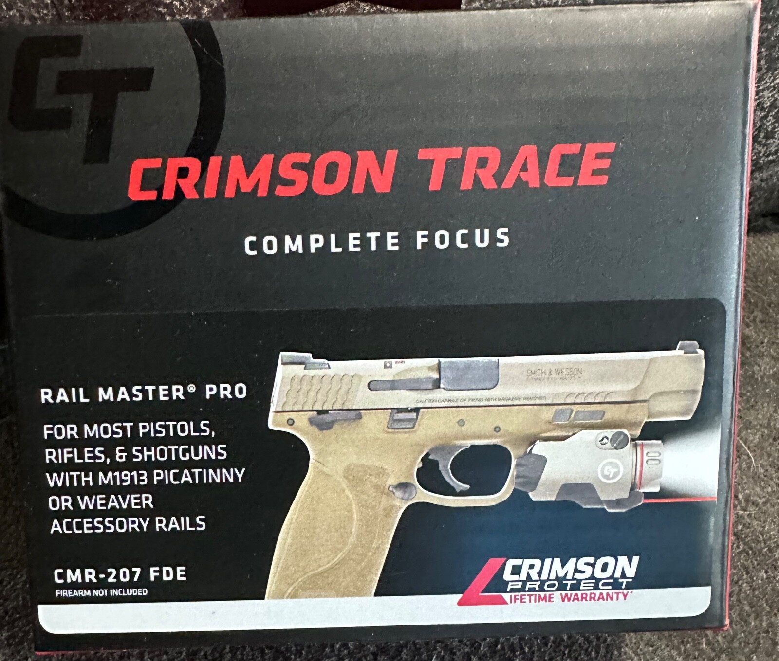Crimson Trace CMR-207G Rail Master Pro Universal Green Laser & Tactical ...