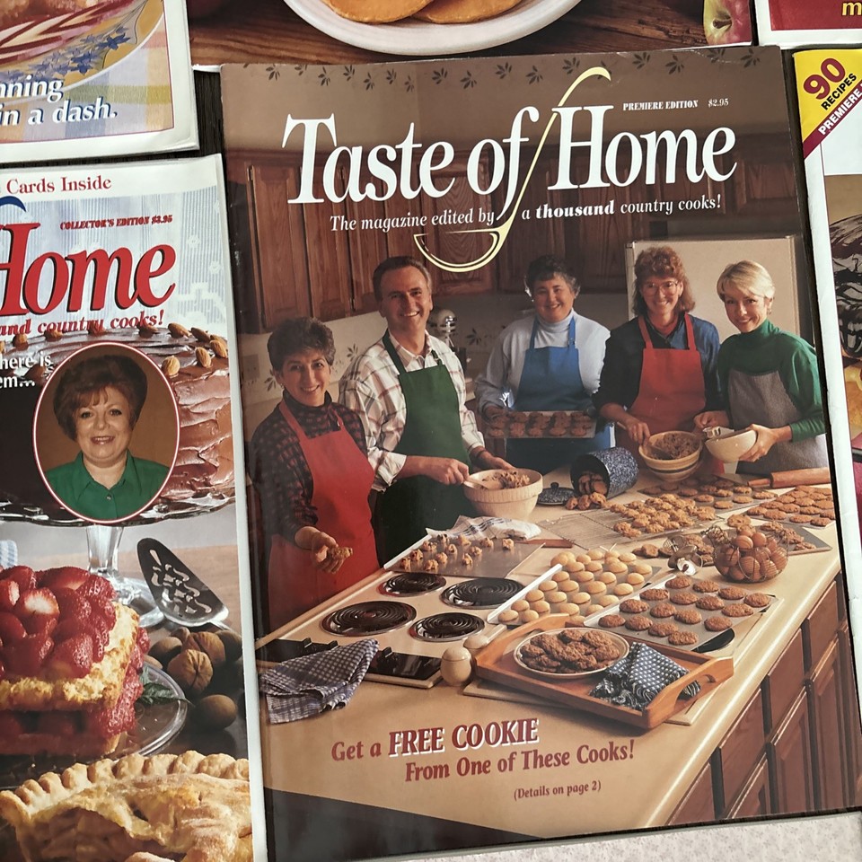 Lot 11 Vintage Taste Of Home Country Cooking Cookbook Magazines. 1994 ...
