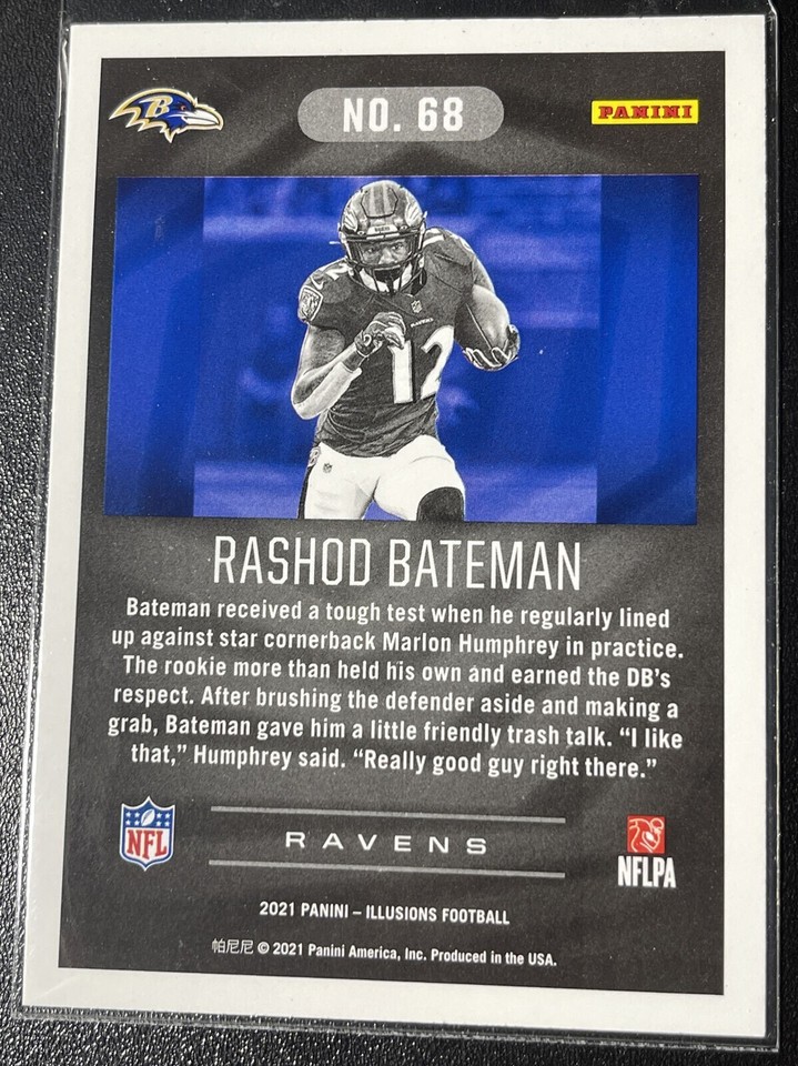 Rashod Bateman 2021 NFL Panini Illusions #68 Rookie Card RC | eBay