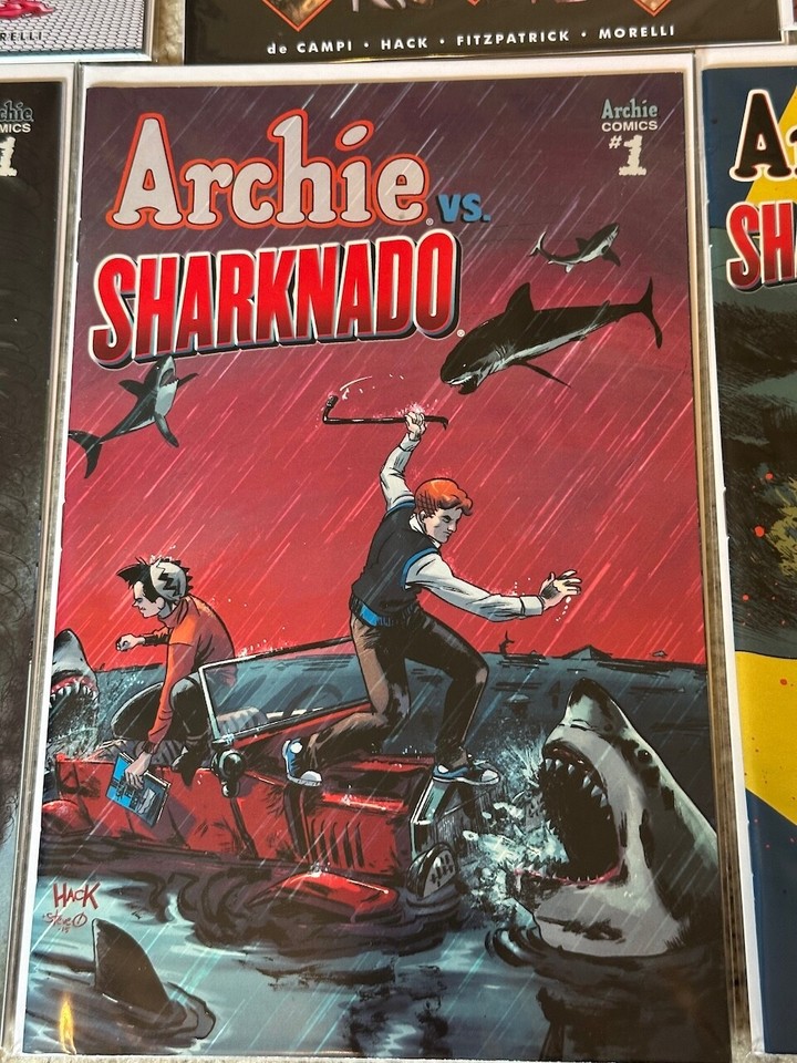 Comics; Archie VS. Predator # 1-4+1 vs Predator II #1-5 vs Sharknado 1 ...