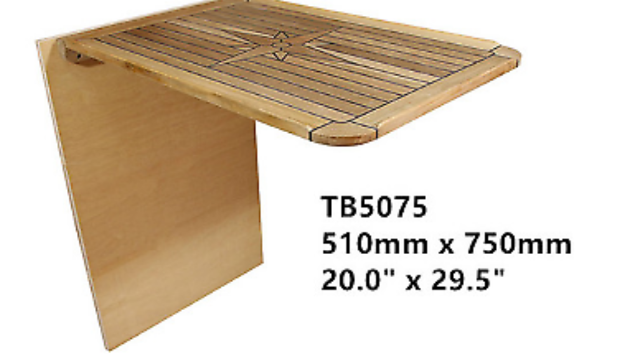 Balcony Folding Teak Table Top 380x600/510x750mm Marine Boat Yacht ...