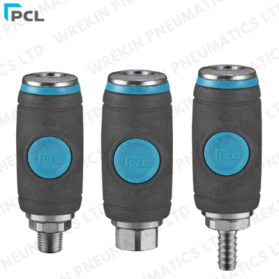 Genuine PCL Safety Air Line Push Button Couplings Quick-Release Coupler ...