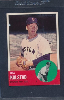 1963 Topps #574 Hal Kolstad Red Sox EX/MT 63T574-90416-4 | eBay