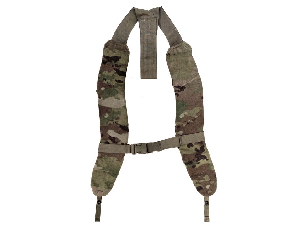 US Military Medium Rucksack Shoulder Straps Multicam Molle II Woodland ...