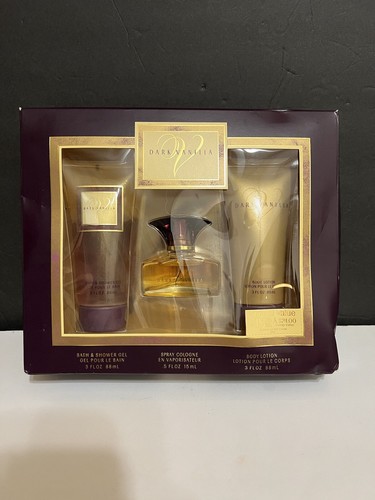 Coty DARK VANILLA Fragrance Perfume Set Spray Cologne Shower Gel Lotion ...