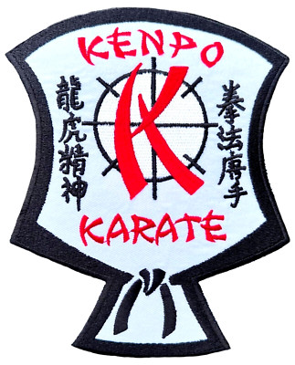 Large Kenpo Karate Patch (6.5") Iron/Sew-on Badge Kimono Gi Martial ...
