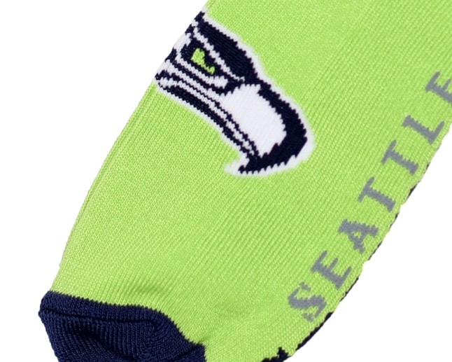 OFFICIAL LICENSED SEATTLE SEAHAWKS LOGO / COLOR TEAM SOCKS NFL, SIZE ...