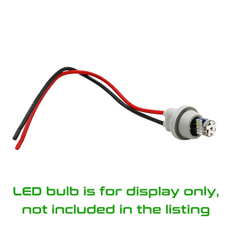 2pcs T10 168 175 194 2825 Female Socket Adapter Connector Extension ...