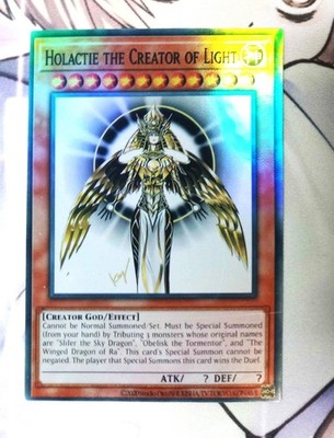 Holactie the Creator of Light YGOPR YuGiOh Doujin Card Eng Art * PLEASE ...