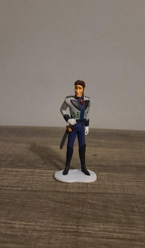 Disney Frozen Prince Hans Villain PVC Figure Cake Topper Toy With Sword ...