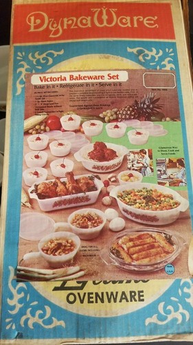 NEW IN BOX DYNAWARE 28 Piece Victoria Bakeware Set Cook Serve Ensamble ...
