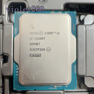 13Th Gen Intel Core i3-13100T QS LGA1700 CPU Processor 2.5GHz 4C/8T ...