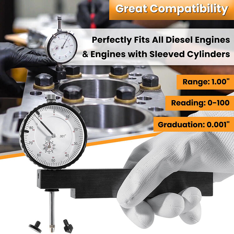 For Central Tools 6434 Dial Indicator Cylinder Sleeve Height ...