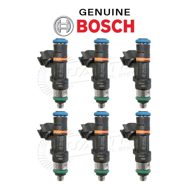 6 X Bosch 550cc 52lb Fuel Injectors 0280158117 for Chevrolet Corvette ...