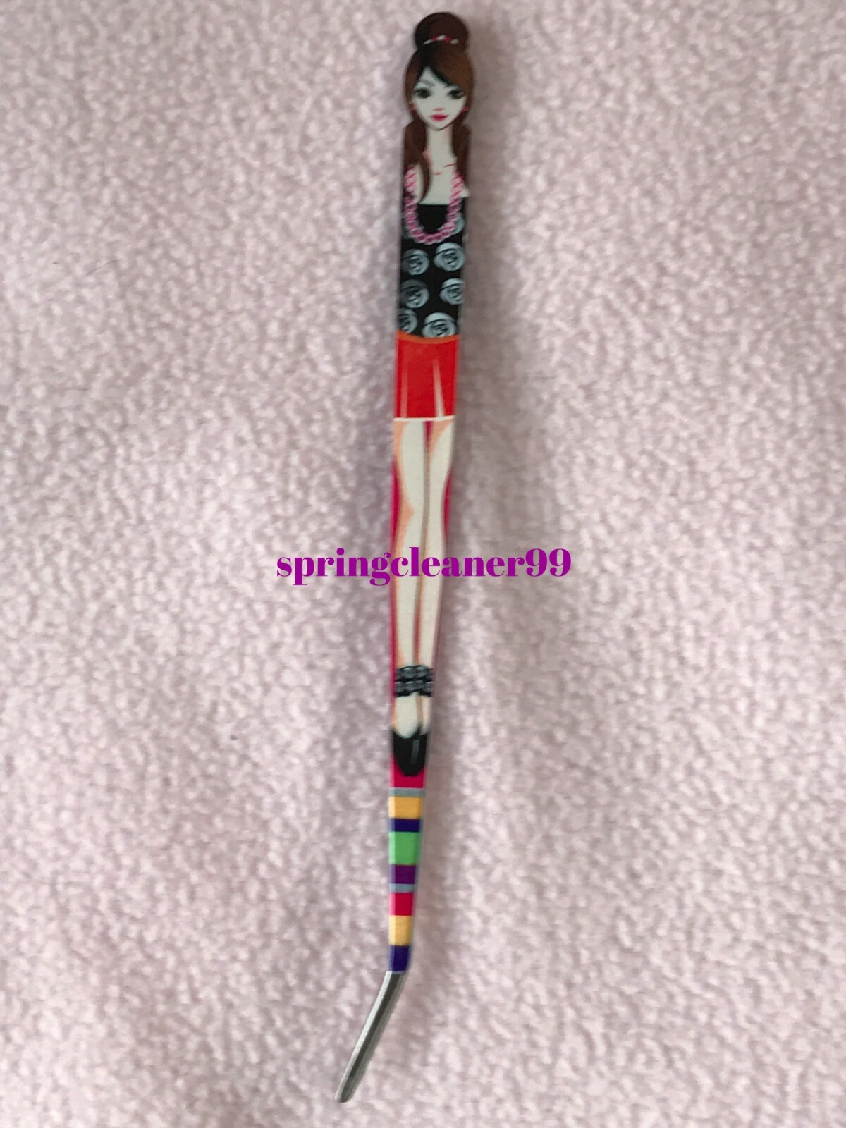 FASHIONISTA TWEEZERS ~ TRENDY~ 6 FUNKY FEMALE DESIGNS ~ 150mm ~ UNICORN ...