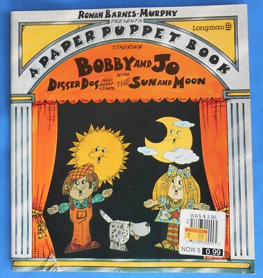 Rowan Barnes-Murphy A paper puppet book Bobby and Jo Digger Dog Sun ...