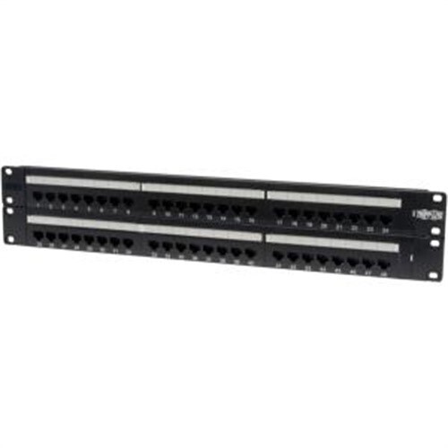 Tripp Lite 48-Port 2U Rackmount Cat5e 110 Patch Panel 568B, RJ45 ...